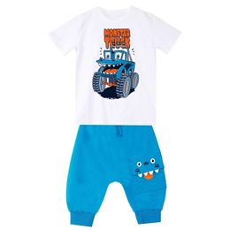 Denokids Set 'Funny Truck' Jungen Gr&ouml;&szlig;e 128 blau