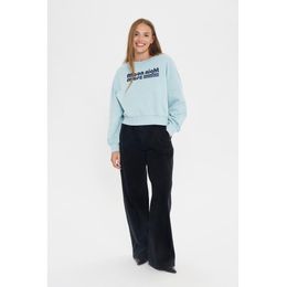 Saint Tropez Sweatshirt NevannaSZ Oversize fit in Sterling Blue | Gr.: XXL