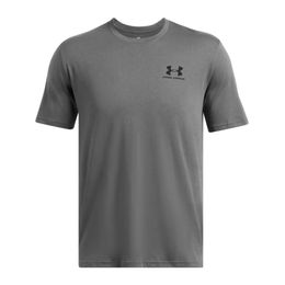 Under Armour Sportshirt "Ua M Sportstyle Lc Ss" in Lila | Gr.: XS