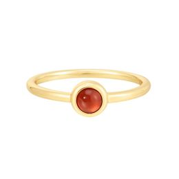 Glanzst&uuml;cke M&uuml;nchen Glanzst&uuml;cke M&uuml;nchen Ring aus Sterling Silber mit Granat in gelbgold | Gr.: 50