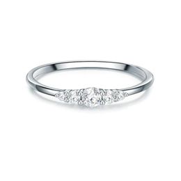Trilani Ring aus Sterling Silber mit Zirkonia in silber | Gr.: 58