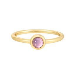 Glanzst&uuml;cke M&uuml;nchen Glanzst&uuml;cke M&uuml;nchen Ring aus Sterling Silber mit Amethyst in gelbgold | Gr.: 48