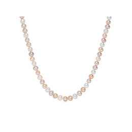 Valero Pearls Perlen-Kette aus Sterling Silber mit S&uuml;&szlig;wasser-Zuchtperle in multicolor | Gr.: 40 cm