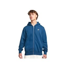 Nike Kapuzenjacke Club Hoodie in Blau | Gr.: 3XL