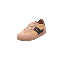 Gabor Lowtop-Sneaker in caramel/gold/schwarz | Gr.: 6,5