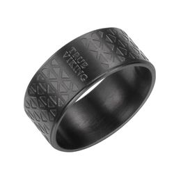 True Rebels Ring Edelstahl in schwarz | Gr.: 70