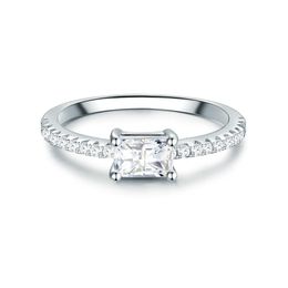Trilani Ring Sterling Silber Zirkonia in silber | Gr.: 60