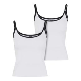 Urban Classics Tanks & Cami in white/black+white/black | Gr.: M