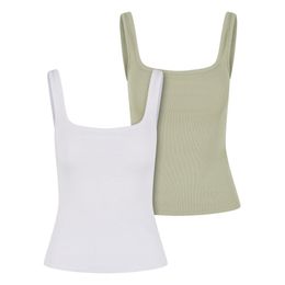 Urban Classics Tanks & Cami in white+softsalvia | Gr.: 3XL