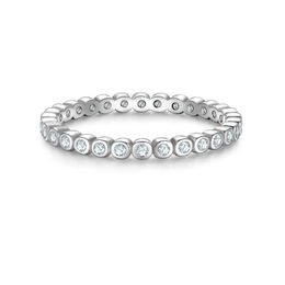 Glanzst&uuml;cke M&uuml;nchen Glanzst&uuml;cke M&uuml;nchen Ring aus Sterling Silber mit Zirkonia in silber | Gr.: 56