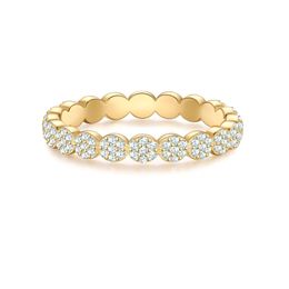 Glanzst&uuml;cke M&uuml;nchen Glanzst&uuml;cke M&uuml;nchen Ring aus Sterling Silber mit Zirkonia in gelbgold | Gr.: 60