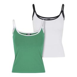 Urban Classics Tanks & Cami in froggreen/white+white/black | Gr.: 3XL