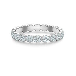 Glanzst&uuml;cke M&uuml;nchen Glanzst&uuml;cke M&uuml;nchen Ring aus Sterling Silber mit Zirkonia in silber | Gr.: 48