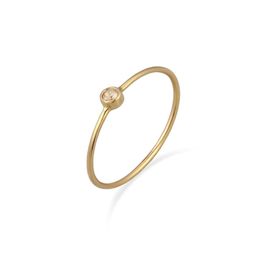 Elli Ring 925 Sterling Silber in Gold | Gr.: 42