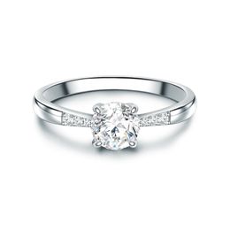 Trilani Ring aus Sterling Silber mit Zirkonia in silber | Gr.: 50