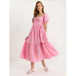 Bianco Lucci Summer Dress female Pink size L