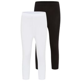 Tamaris Damen Caprileggings in 3/4-L&auml;nge mit bequemem, elastischem Bund 40, N-Gr