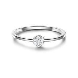 Glanzst&uuml;cke M&uuml;nchen Glanzst&uuml;cke M&uuml;nchen Ring aus Sterling Silber mit Zirkonia in silber | Gr.: 58