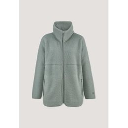hessnatur Wollfleece Jacke in mattgr&uuml;n | Gr.: S