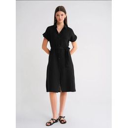 Mixray Shirt Dress female Black size M