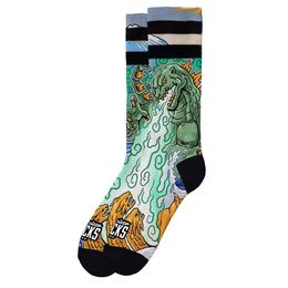 American Socks Socks 'Kaiju King' male Green size 41-46