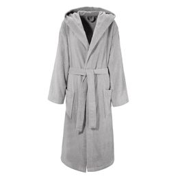 Bruno Banani Unisex-Bademantel &raquo;Robby, ideal f&uuml;r Sauna & Spa, Standardl&auml;nge & &Uuml;berl&auml;nge&laquo; 1 Stk. Damen & Herren Badem&auml;ntel, Baumwolle, mit Taschen, Sauna, XS-3XL 