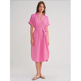 Mixray Shirt Dress female Pink size L