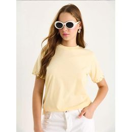 Bianco Lucci Shirt female Yellow size M