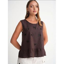 Mixray Blouse female Brown size S