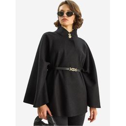 Bianco Lucci Mantel Damen Gr&ouml;&szlig;e S/L schwarz Wintermantel