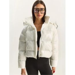 Bianco Lucci Winter Jacket female White size S