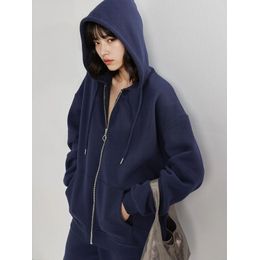 Busem Zip-Up Hoodie female Blue size M