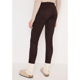 Cecil Damen Leggings Velourleggins mit elastischem Bund L (42), N-Gr