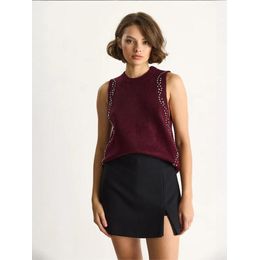Bianco Lucci Knitted Top female Red size S/L