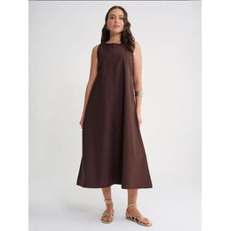 MixRay Kleid Damen Gr&ouml;&szlig;e 42 braun Winterkleid