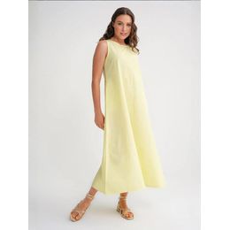 MixRay Kleid Damen Gr&ouml;&szlig;e 40 pastellgelb Winterkleid