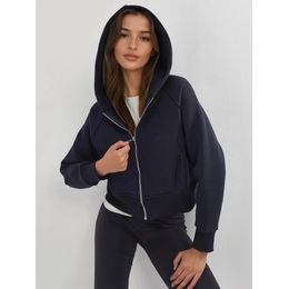 Hiccup Zip-Up Hoodie female Blue size XS