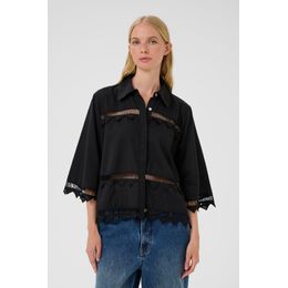 Karen Simonsen Karen By Simonsen Bluse 'Ommi' Damen Gr&ouml;&szlig;e XXXL schwarz