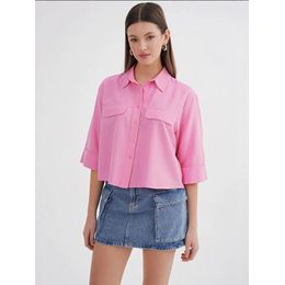 Mixray Blouse female Pink size M