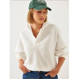 Bianco Lucci Sweatshirt Damen Gr&ouml;&szlig;e L wei&szlig;