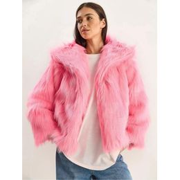 Bianco Lucci Winter Jacket female Pink size M