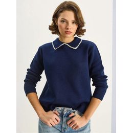 Bianco Lucci Sweater female Blue size S/L