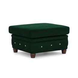 S-STYLE Chesterfield Hocker Cleo Blink &brvbar; gr&uuml;n &brvbar; Ma&szlig;e (cm): B: 75 H: 45 &raquo; H&ouml;ffner