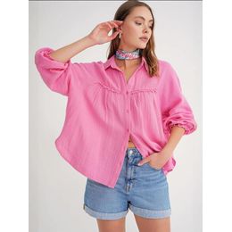 Mixray Blouse female Pink size M