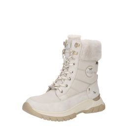 Mustang Lace-Up Ankle Boots female Beige size 42