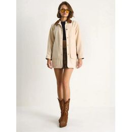 Bianco Lucci Between-Season Jacket female Beige size S