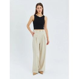 Mixray Pleat-Front Pants female Beige size L