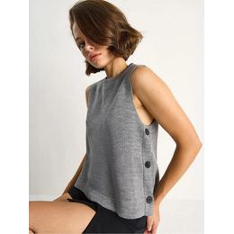 Bianco Lucci Knitted Top female Grey size S/L