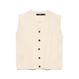 V&eacute;ro Moda Vero Moda Knitted Vest 'VMGold' female White size XS
