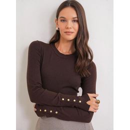 Mixray Sweater female Brown size L